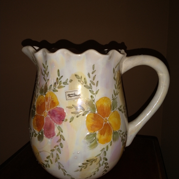WLC | Accents | Vintage Wlc Pottery Water Pitcher | Poshmark